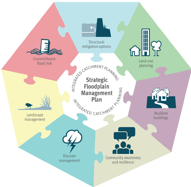 What is in the Strategic Floodplain Management Plan for the Brisbane ...